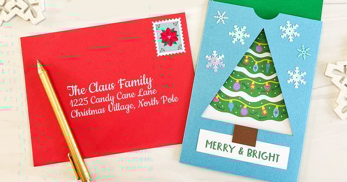 DIY Christmas Tree Pull Card - Crafting Cheerfully