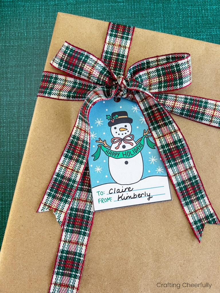 Printable Snowmen Holiday Gift Tags - Crafting Cheerfully