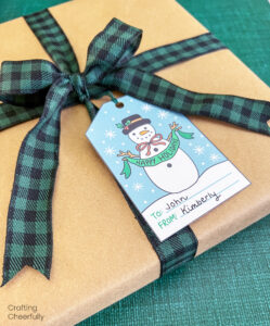 Printable Snowmen Holiday Gift Tags - Crafting Cheerfully