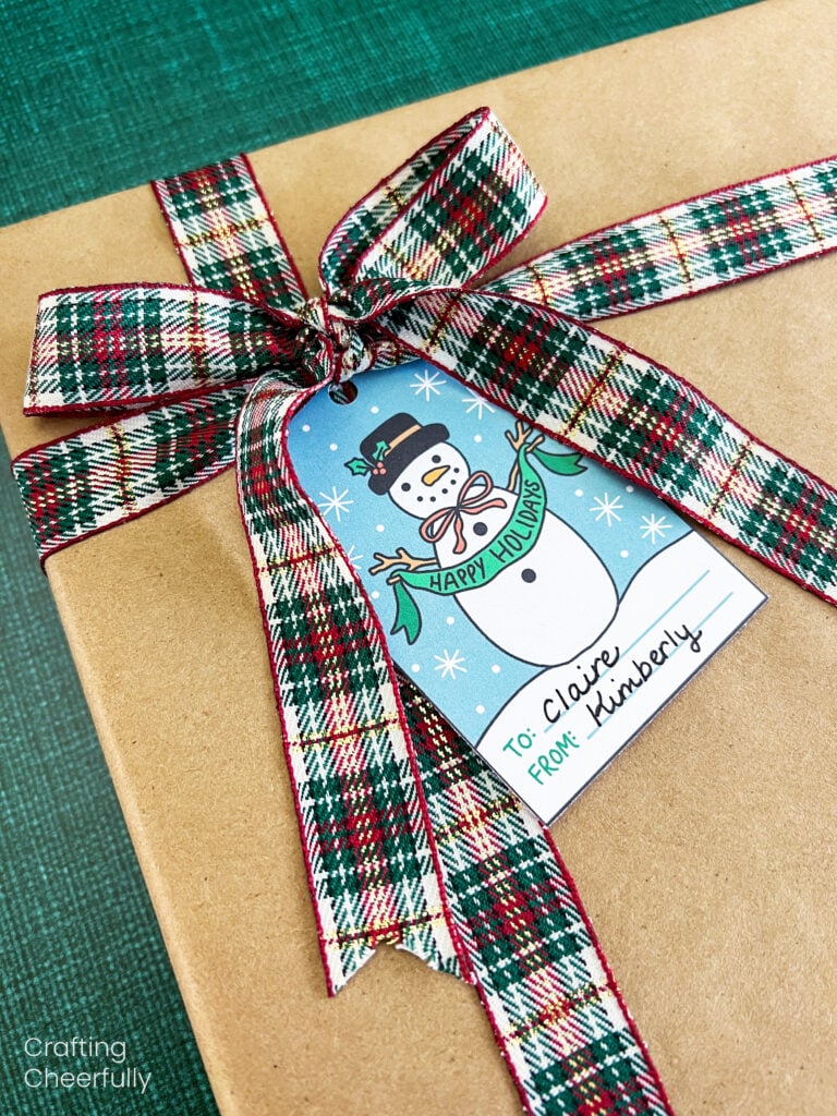 Printable Snowmen Holiday Gift Tags - Crafting Cheerfully