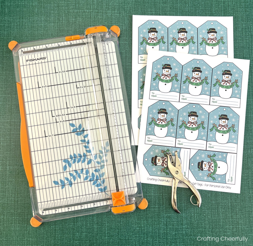 Printable Snowmen Holiday Gift Tags - Crafting Cheerfully