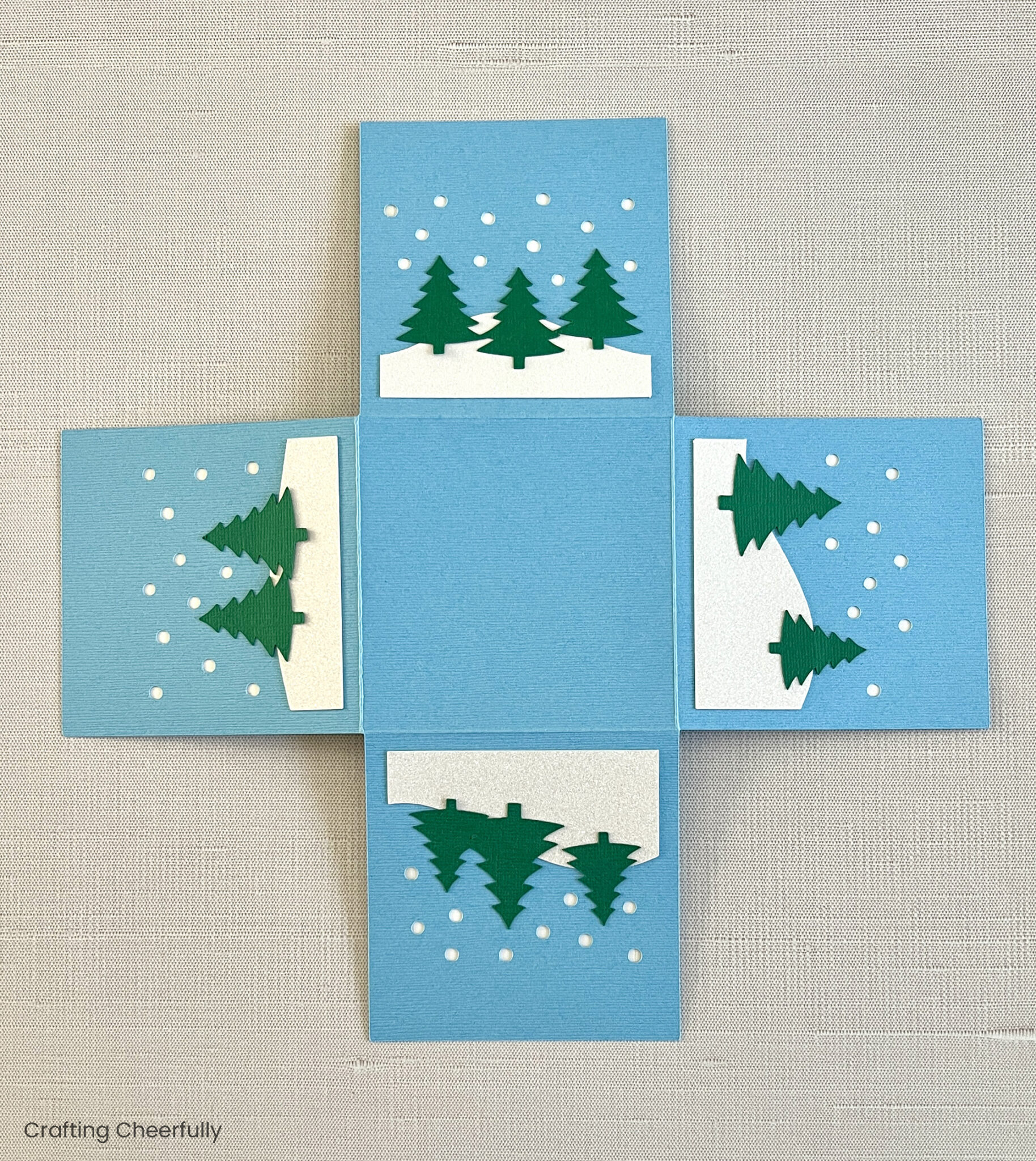 DIY Christmas Money Explosion Box - Crafting Cheerfully