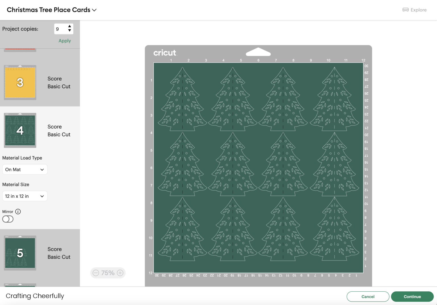 DIY Christmas Tree Place Cards - Crafting Cheerfully