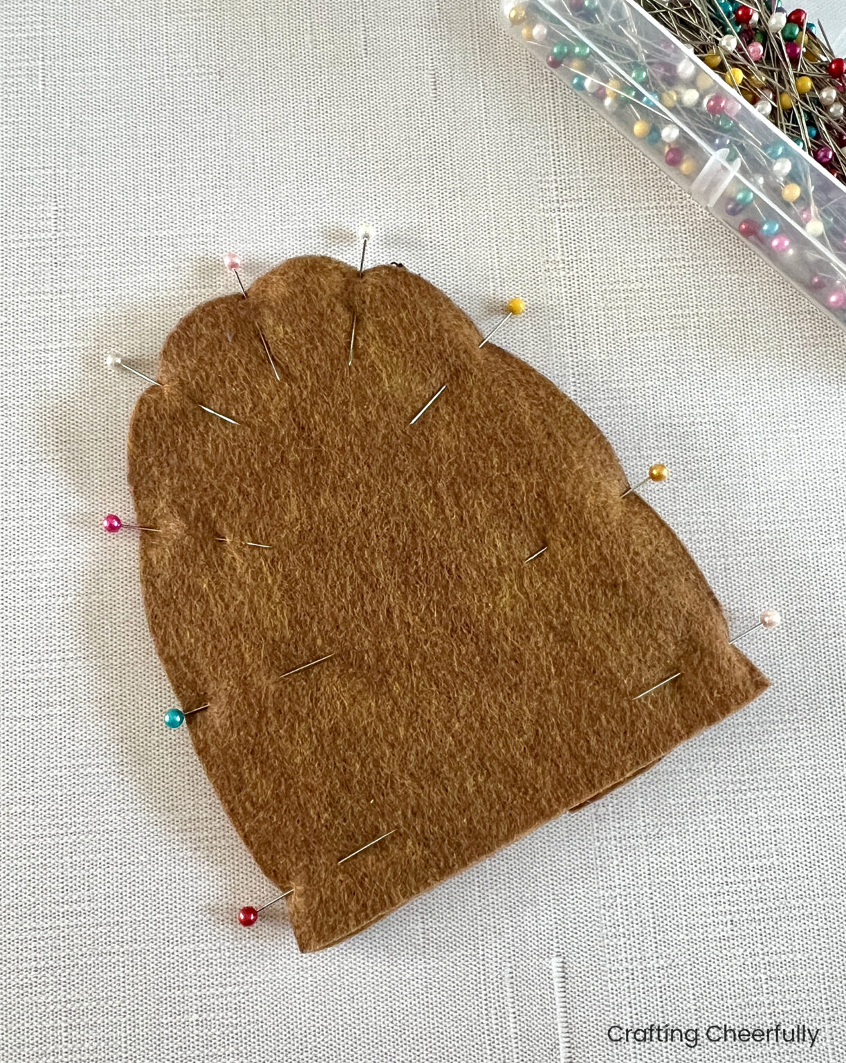 DIY Rudolph Felt Stuffy - Crafting Cheerfully