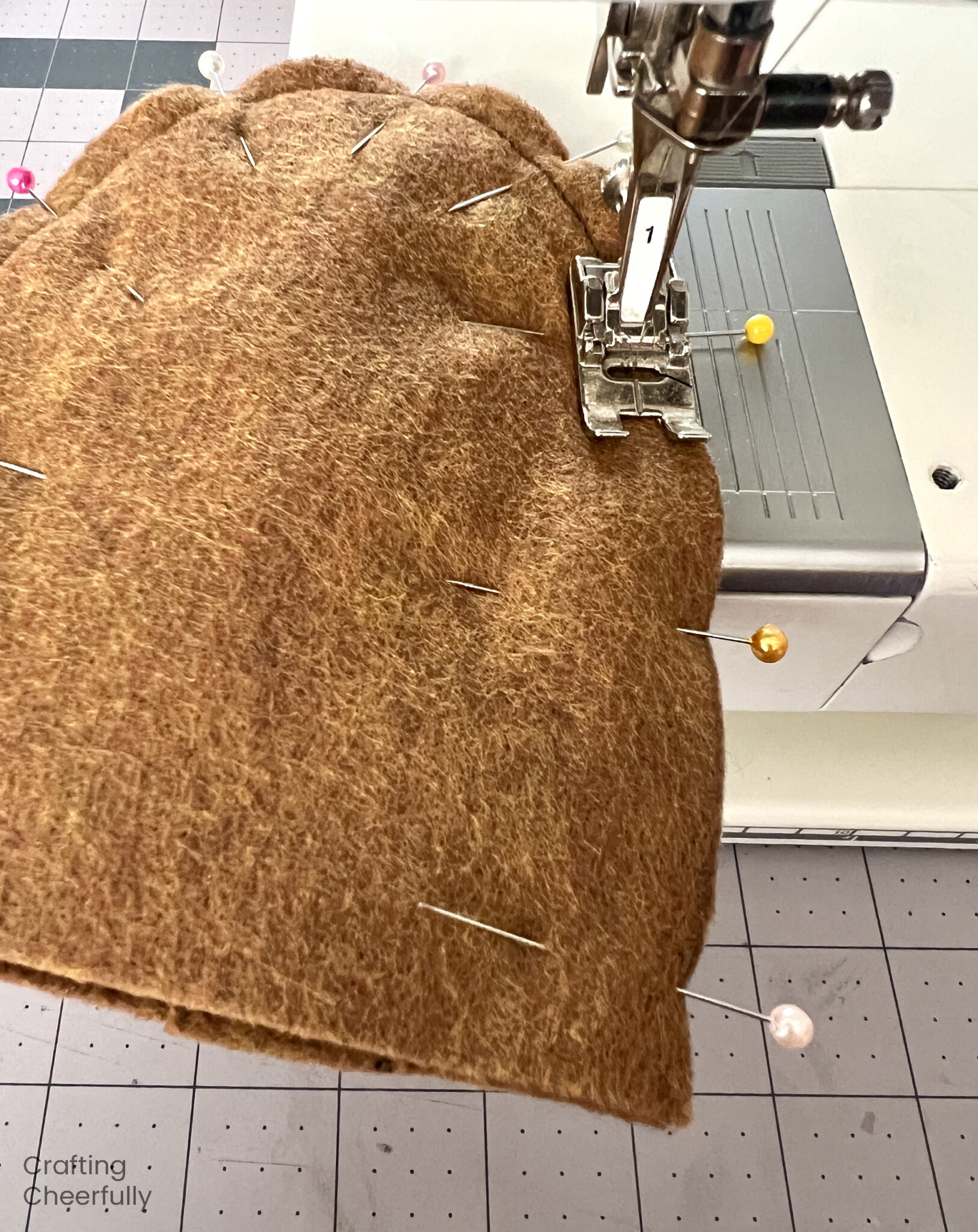 DIY Rudolph Felt Stuffy - Crafting Cheerfully