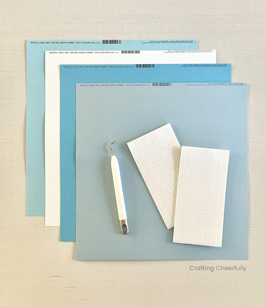 Layered Paper Snowflake Frame - Crafting Cheerfully