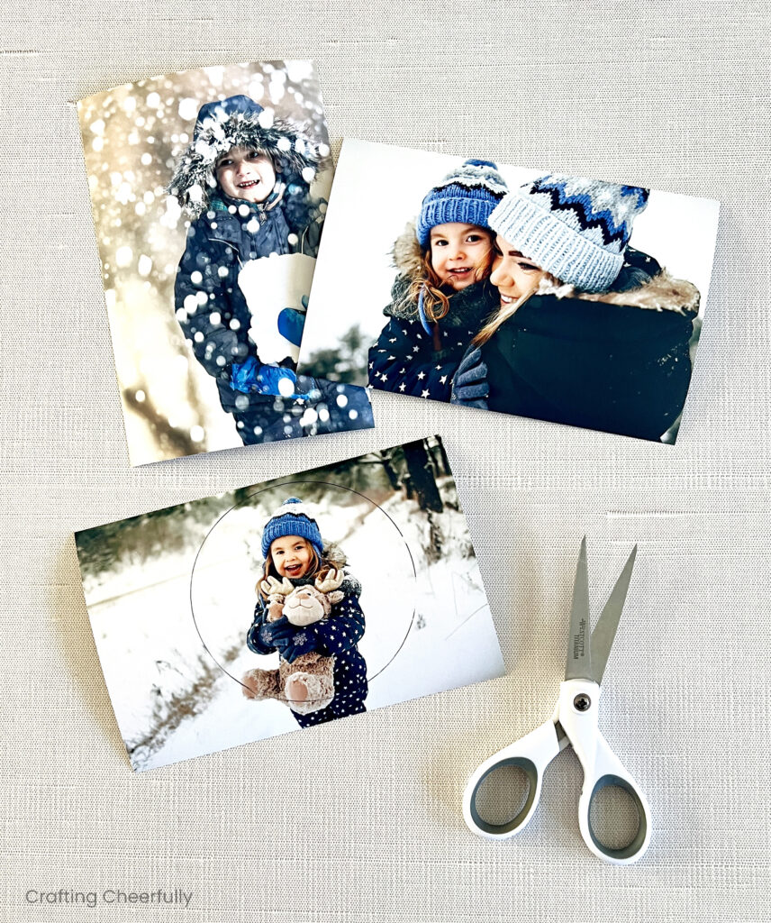 Layered Paper Snowflake Frame - Crafting Cheerfully