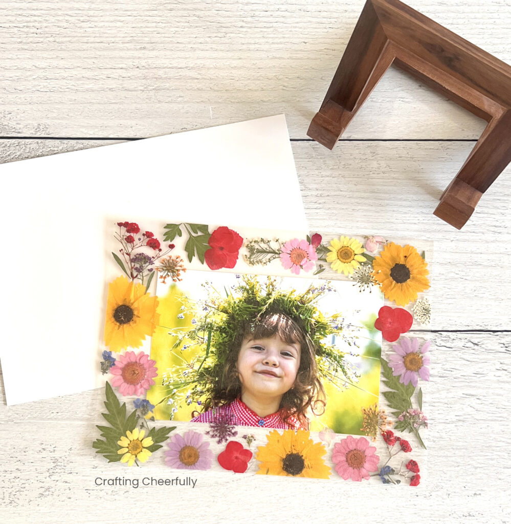 DIY Pressed Flower Frames - Crafting Cheerfully