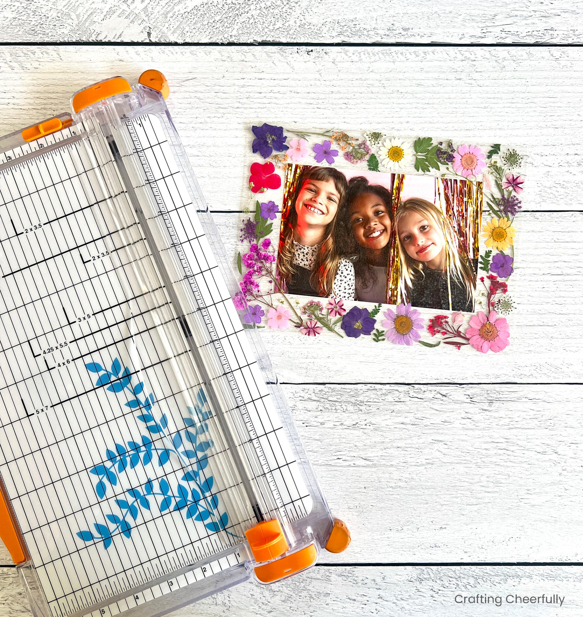 DIY Pressed Flower Frames - Crafting Cheerfully