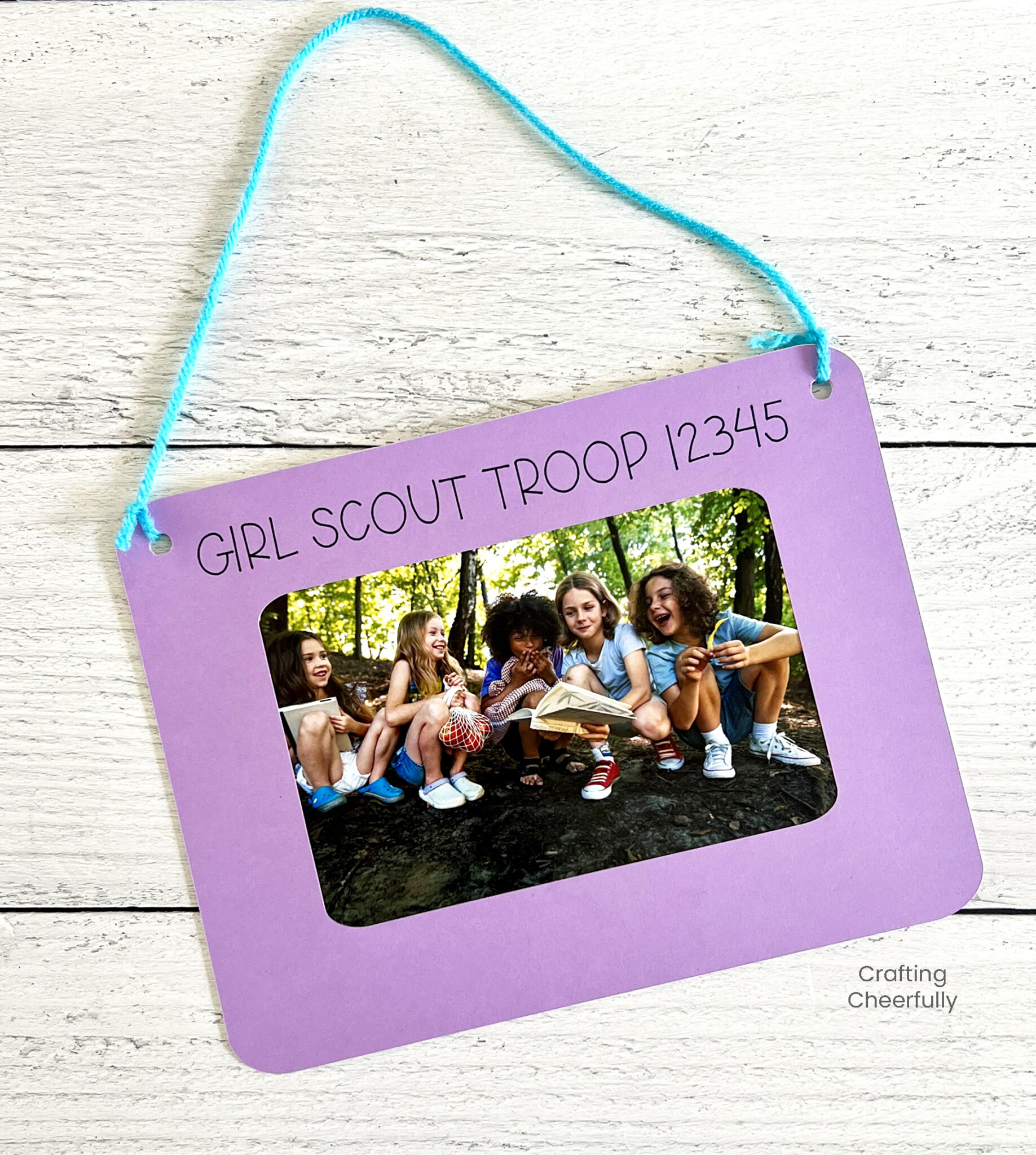 DIY Keepsake Photo Frames for Teams and Troops - Crafting Cheerfully
