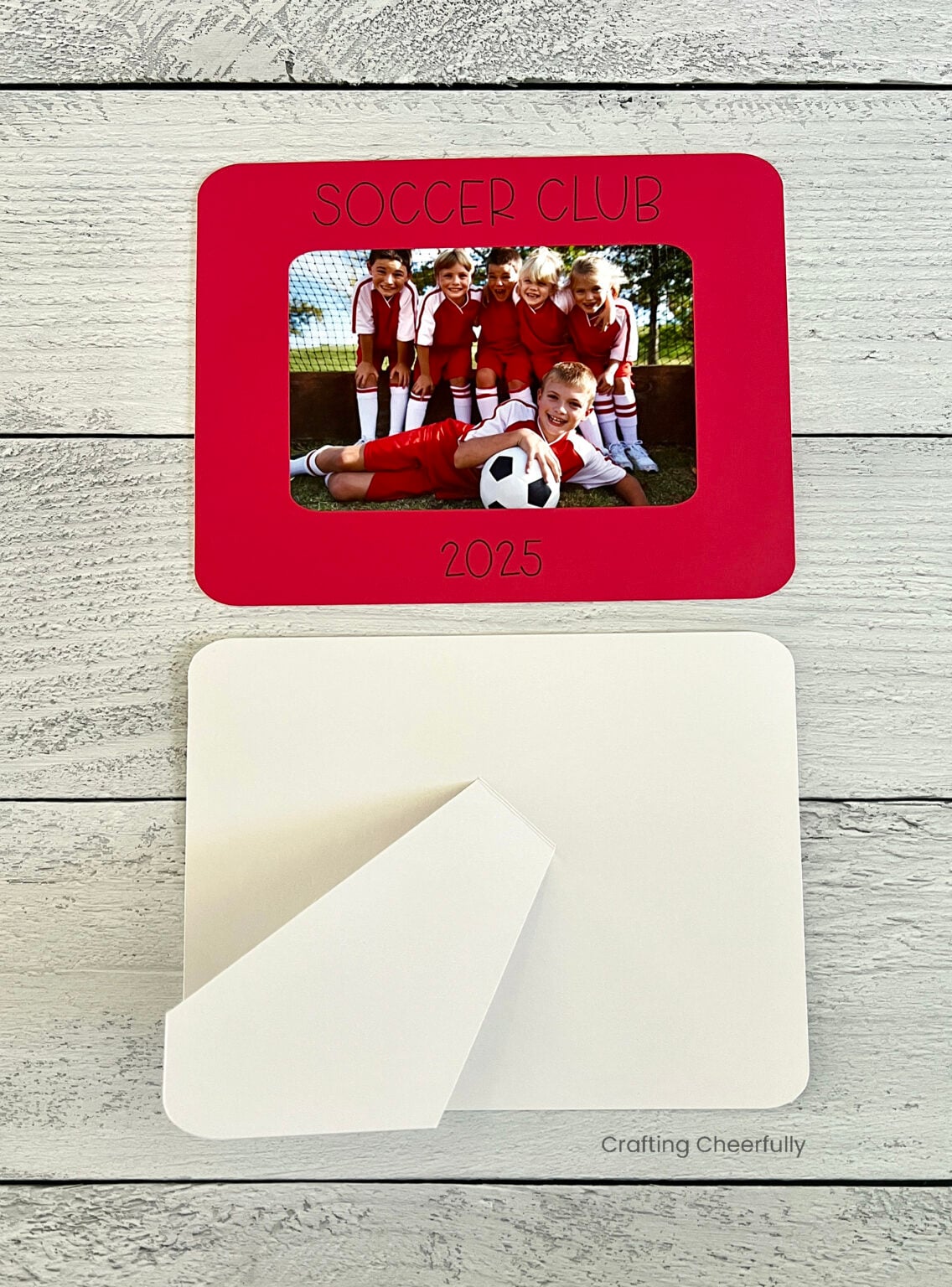 DIY Keepsake Photo Frames for Teams and Troops - Crafting Cheerfully