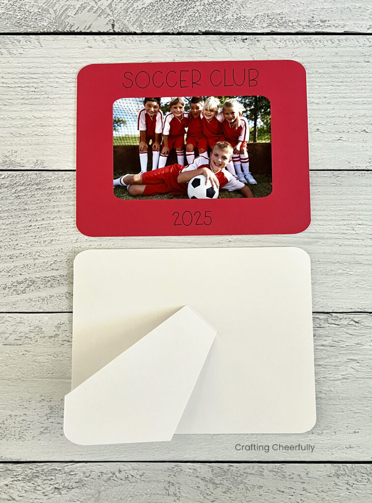 DIY Keepsake Photo Frames for Teams and Troops - Crafting Cheerfully