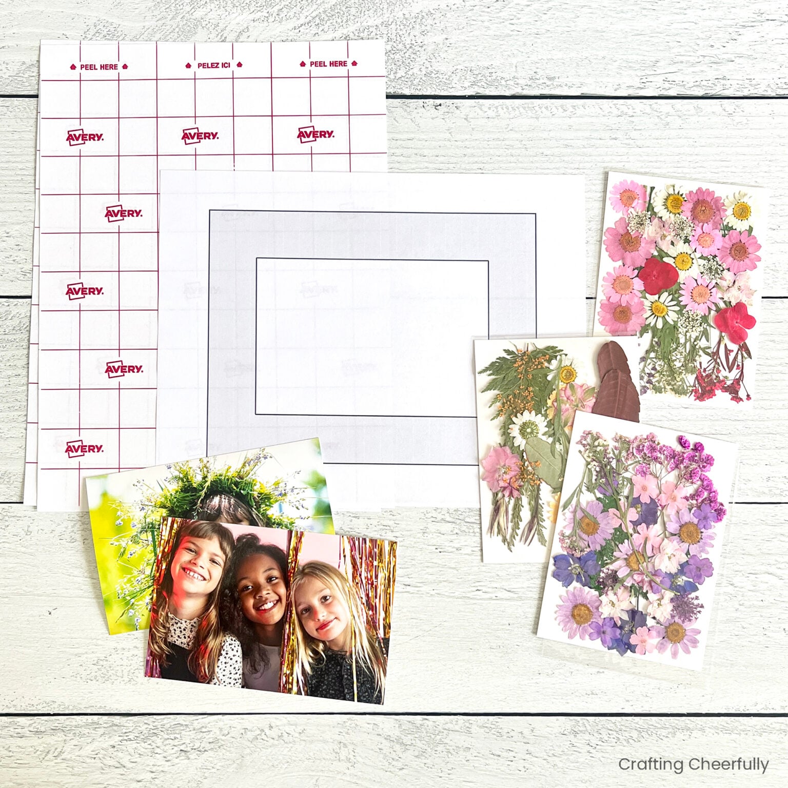 DIY Pressed Flower Frames - Crafting Cheerfully