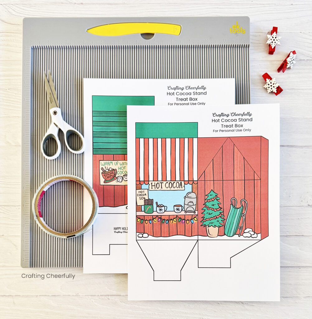 DIY Hot Cocoa Treat Box - Crafting Cheerfully