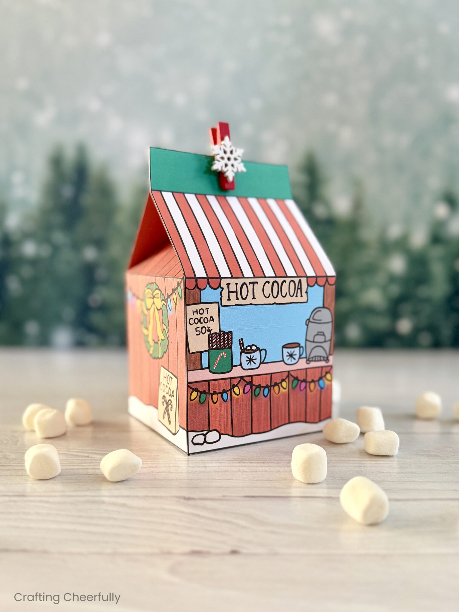 DIY Hot Cocoa Treat Box - Crafting Cheerfully