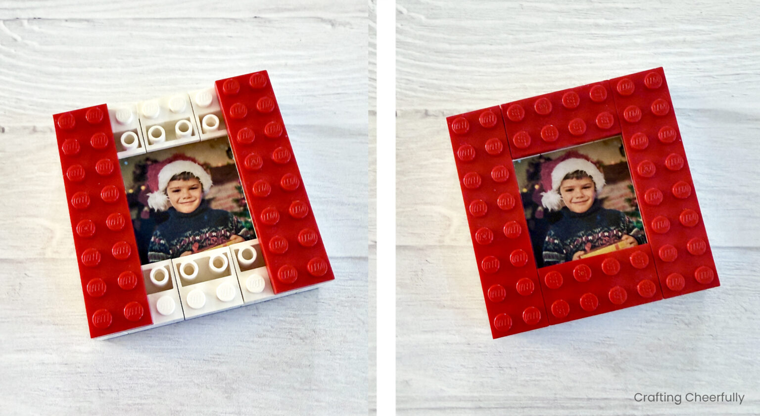 LEGO Frame Ornaments - Crafting Cheerfully