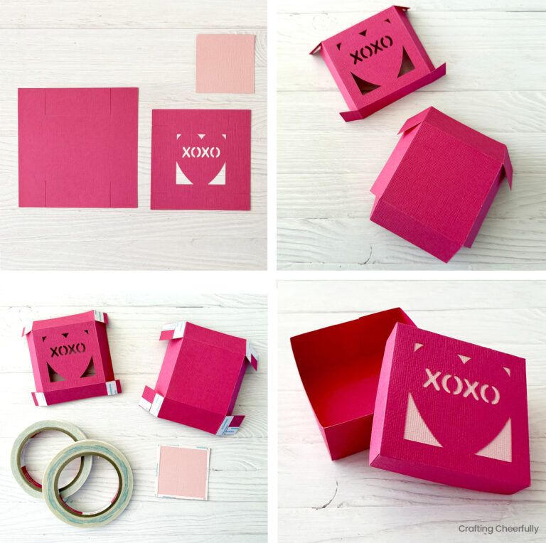 Conversation Heart Explosion Box for Valentine's Day! - Crafting Cheerfully